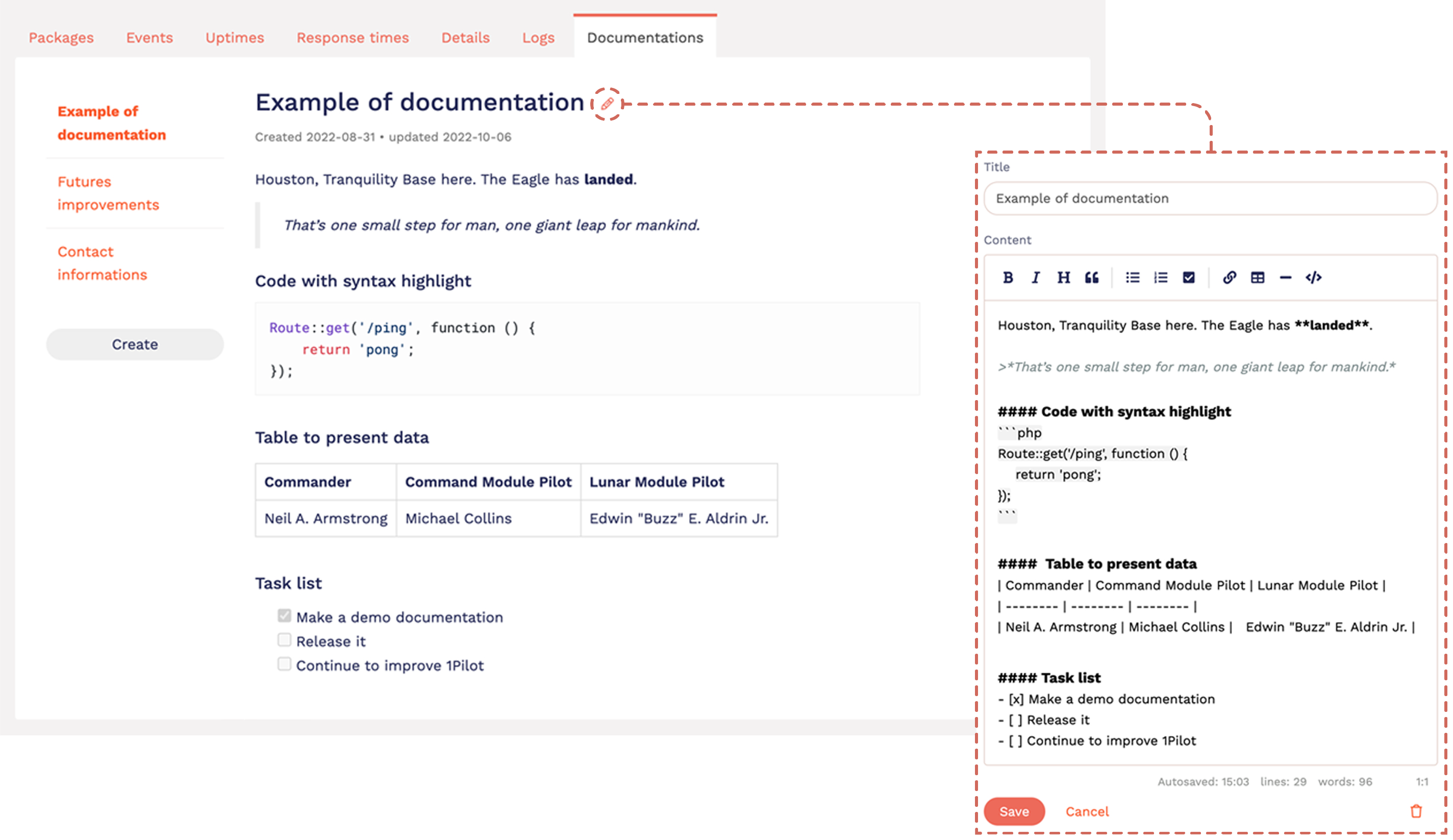 New Tool To Create And Store Documentation